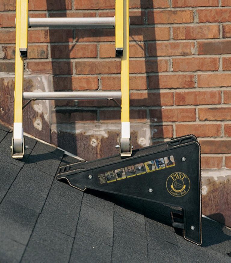 How To Set Up a Ladder On Asphalt Roofs - Peak Professional Painting
